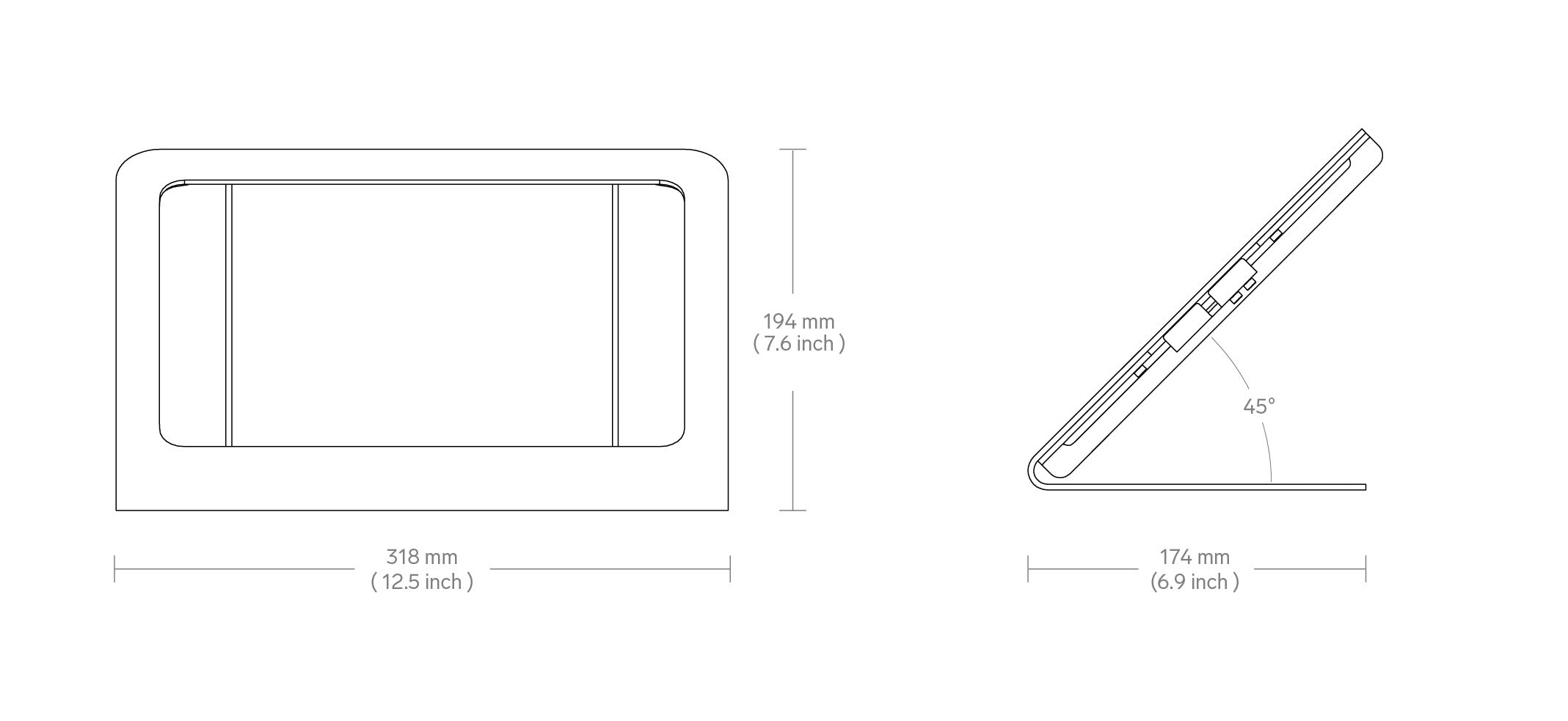 iPad Pro 12.9-inch Stand (3rd 4th 5th and 6th Gen) | Heckler
