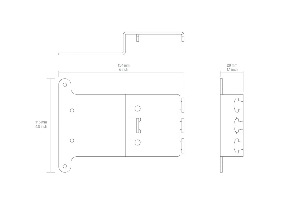 Controller Mount for Heckler AV Wall